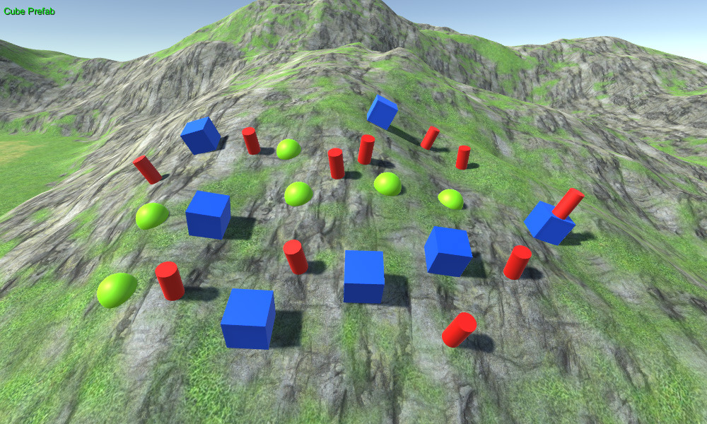 Unity 3D umożliwia tworzenie prefabrykatów obiektów jednym kliknięciem myszy