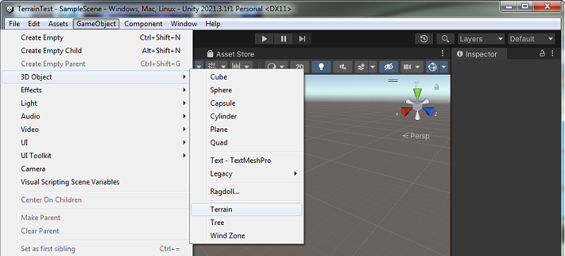 Jak stworzyć nowy teren w Unity.